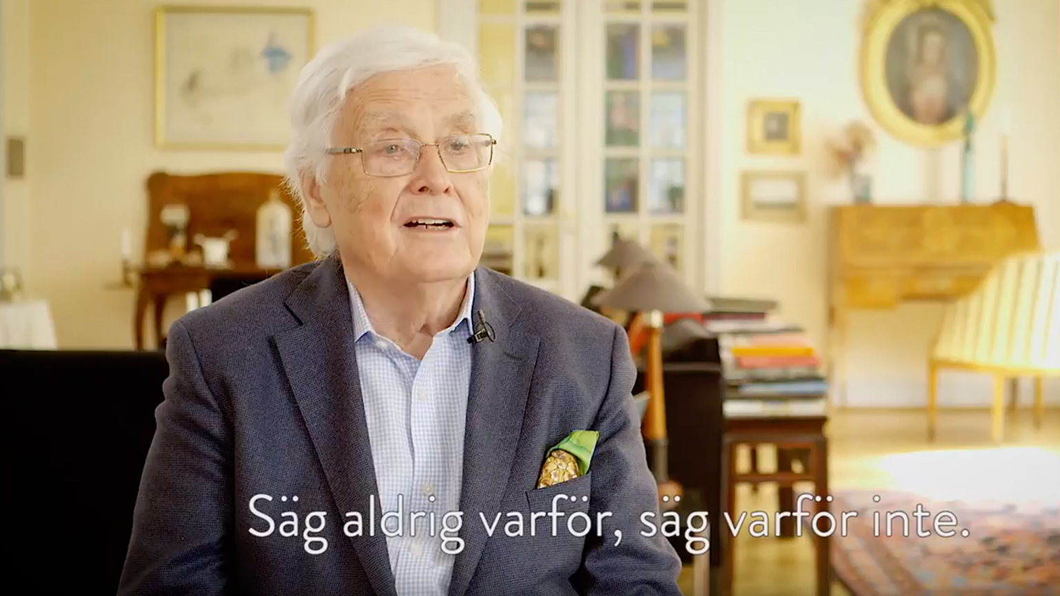 Jan Mårtenson: "Säg aldrig varför, säg varför inte"